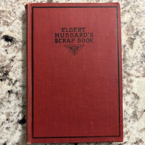 Elbet Hubbard’s | Other | Vintage Elbert Hubbards Scrap Book 923 | Poshmark